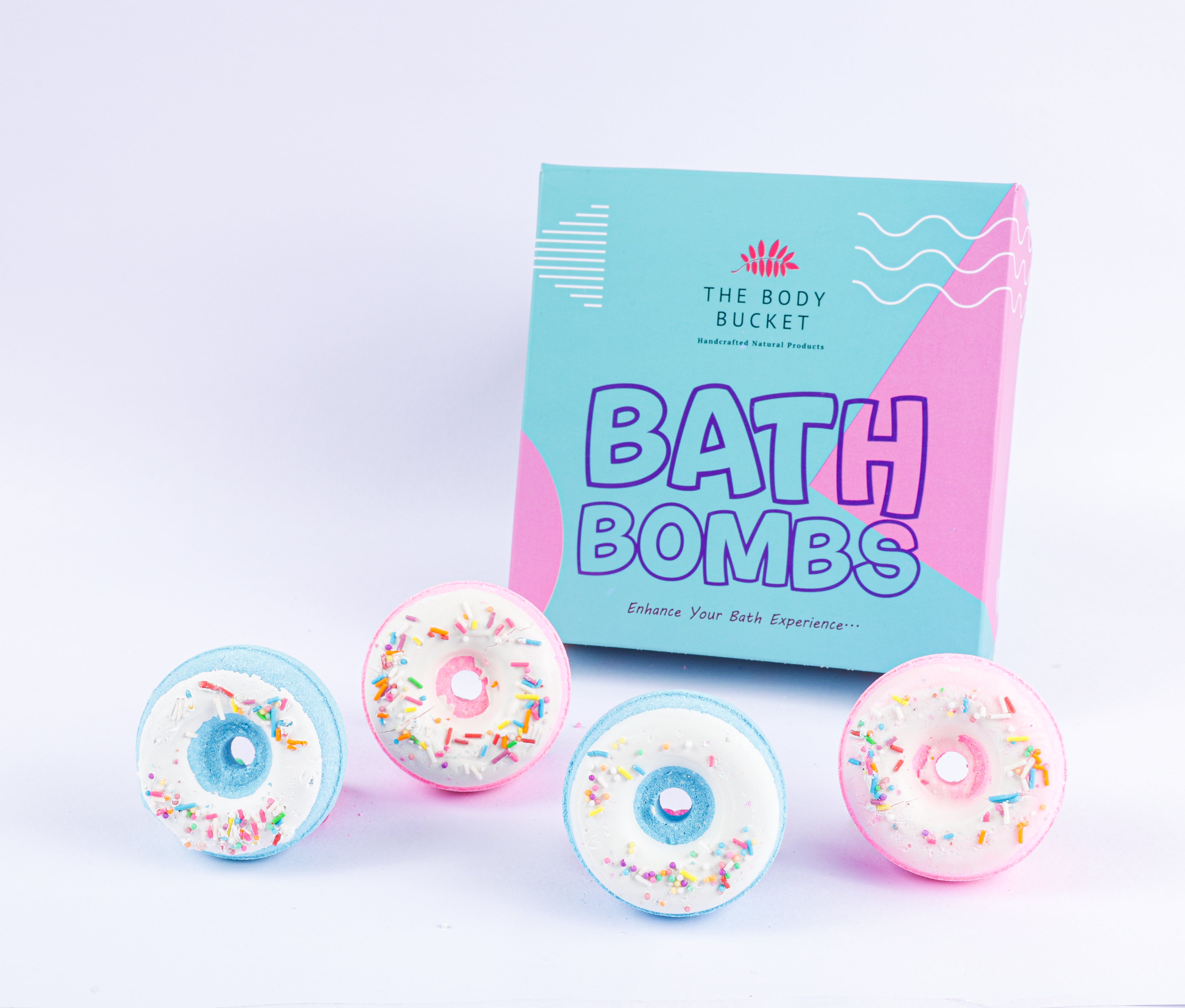 THE BODY BUCKET Kiss Fizz Bath Bomb - Juicy Strawberry Fragrance (70gm ...